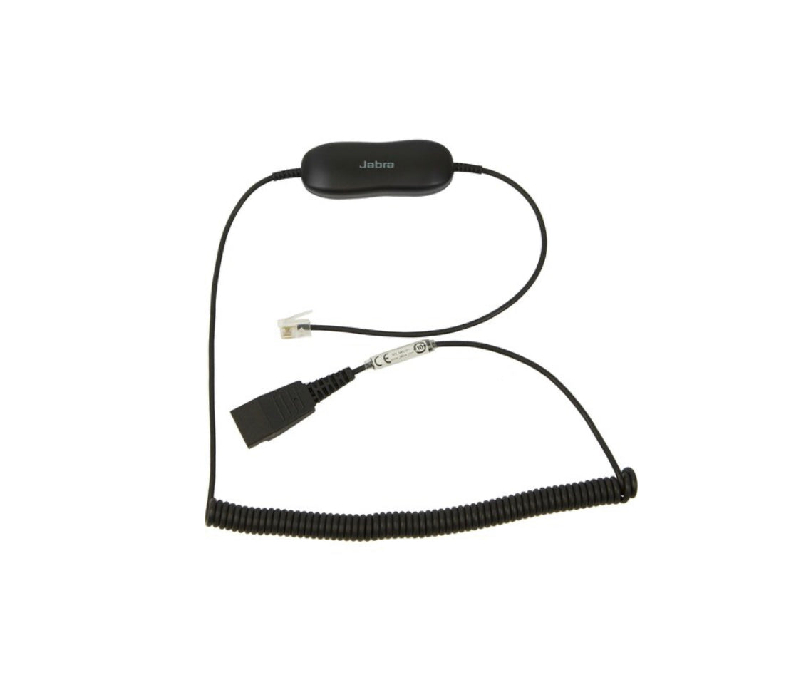 Jabra cable QD to RJ9 spiral – Tech Power Up