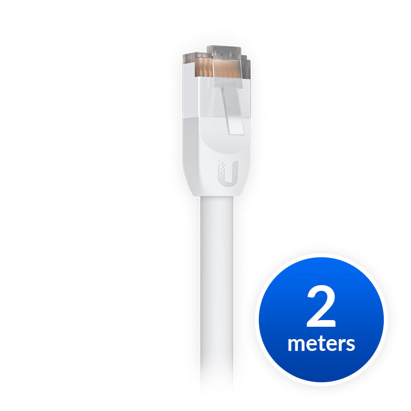 Ubiquiti UniFi Patch Cable Outdoor 2M White, Single Unit, All-weather,